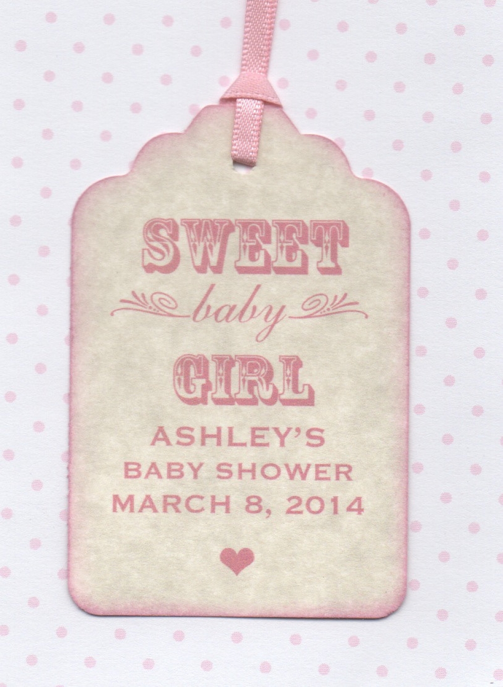 20 Baby Shower Favor Tags / Sweet Baby Girl / Baby Tags / Gift Tags ...